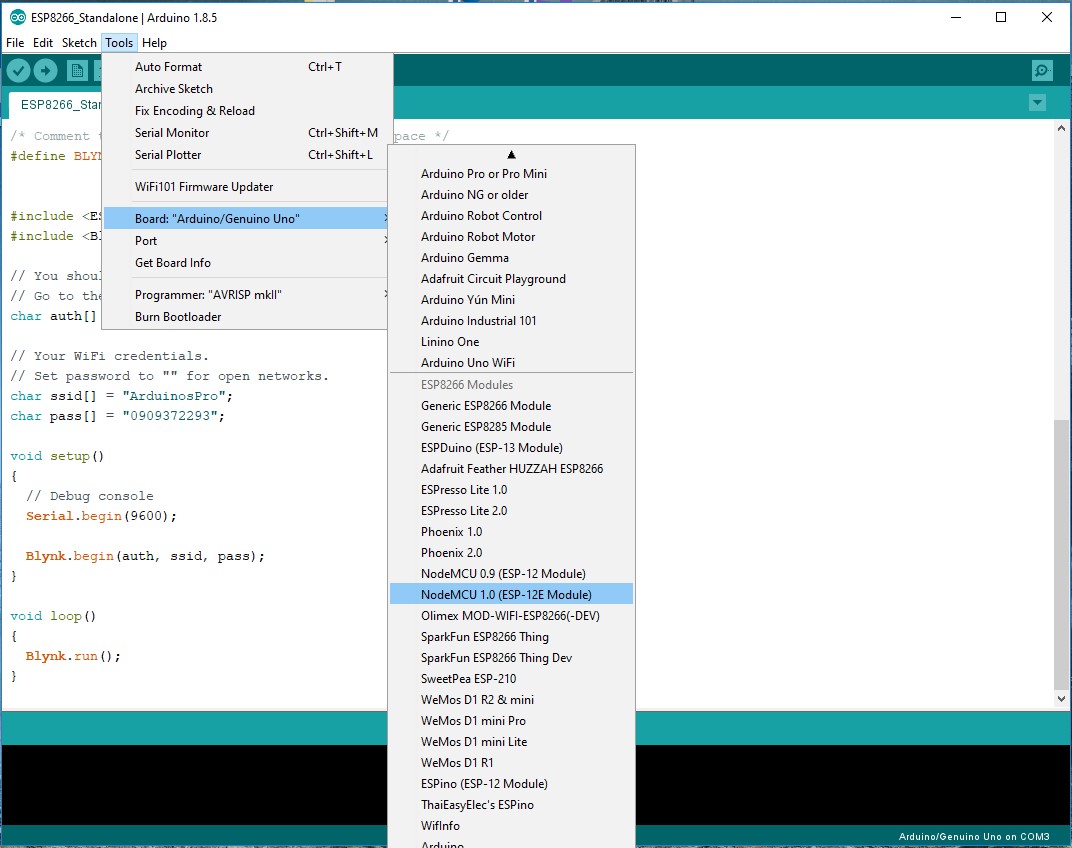 Blynk App Basic [EP3] : เปิดไฟด้วย Blynk - Arduino.MakerZone : Inspired by LnwShop.com