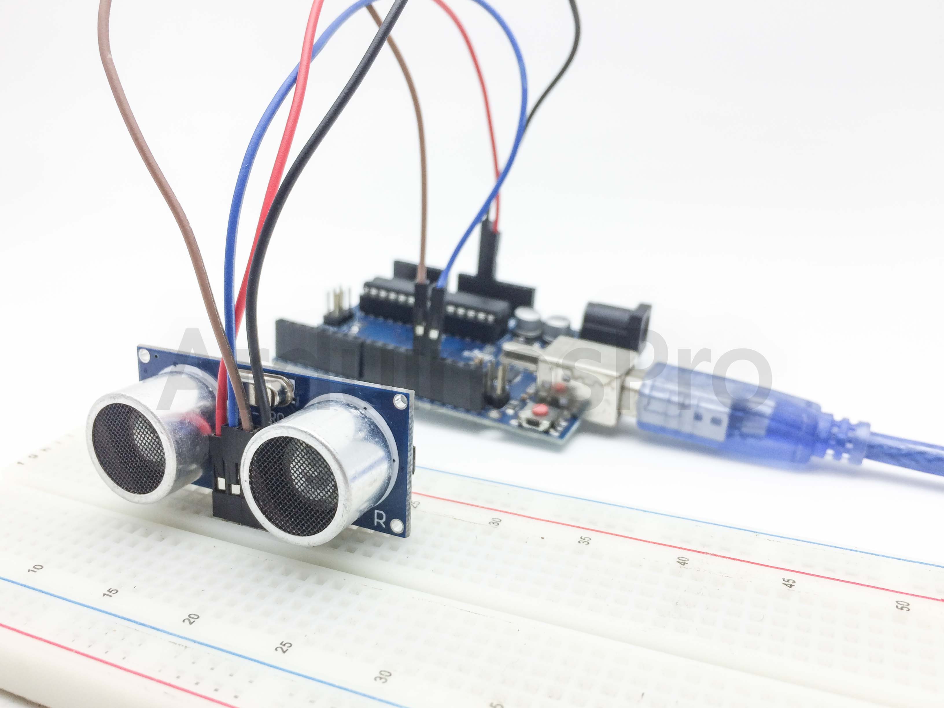 Arduino Sensor Example [EP2] : เซนเซอร์อัลตร้าโซนิค รุ่น HC-SR04 - Arduino.MakerZone : Inspired ...